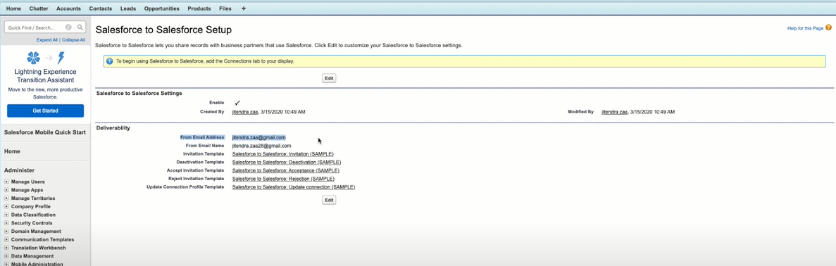 Salesforce-to-Salesforce Connect in Salesforce Customer 360